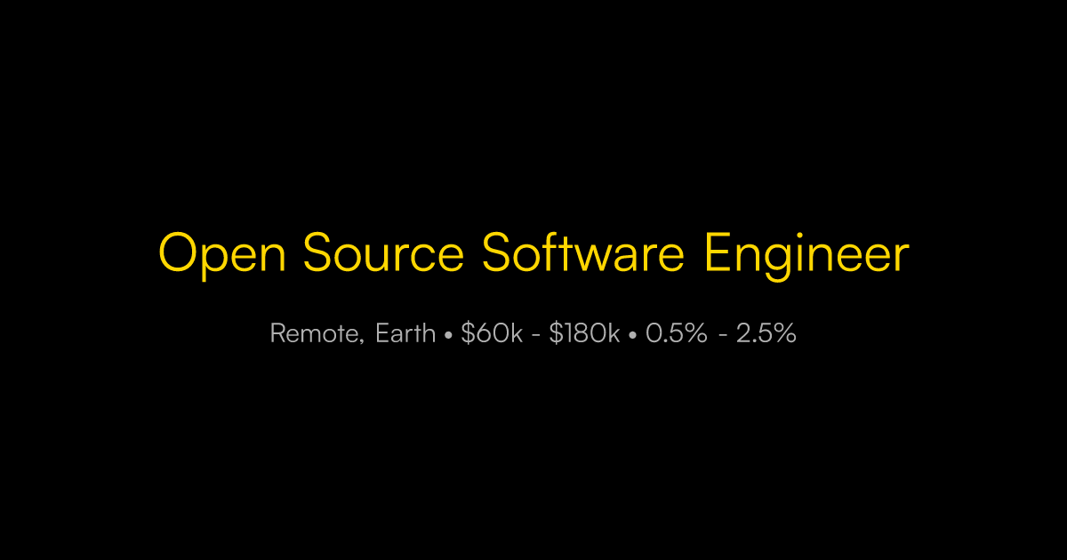Open Source Software Engineer - Careers at Ragas.io